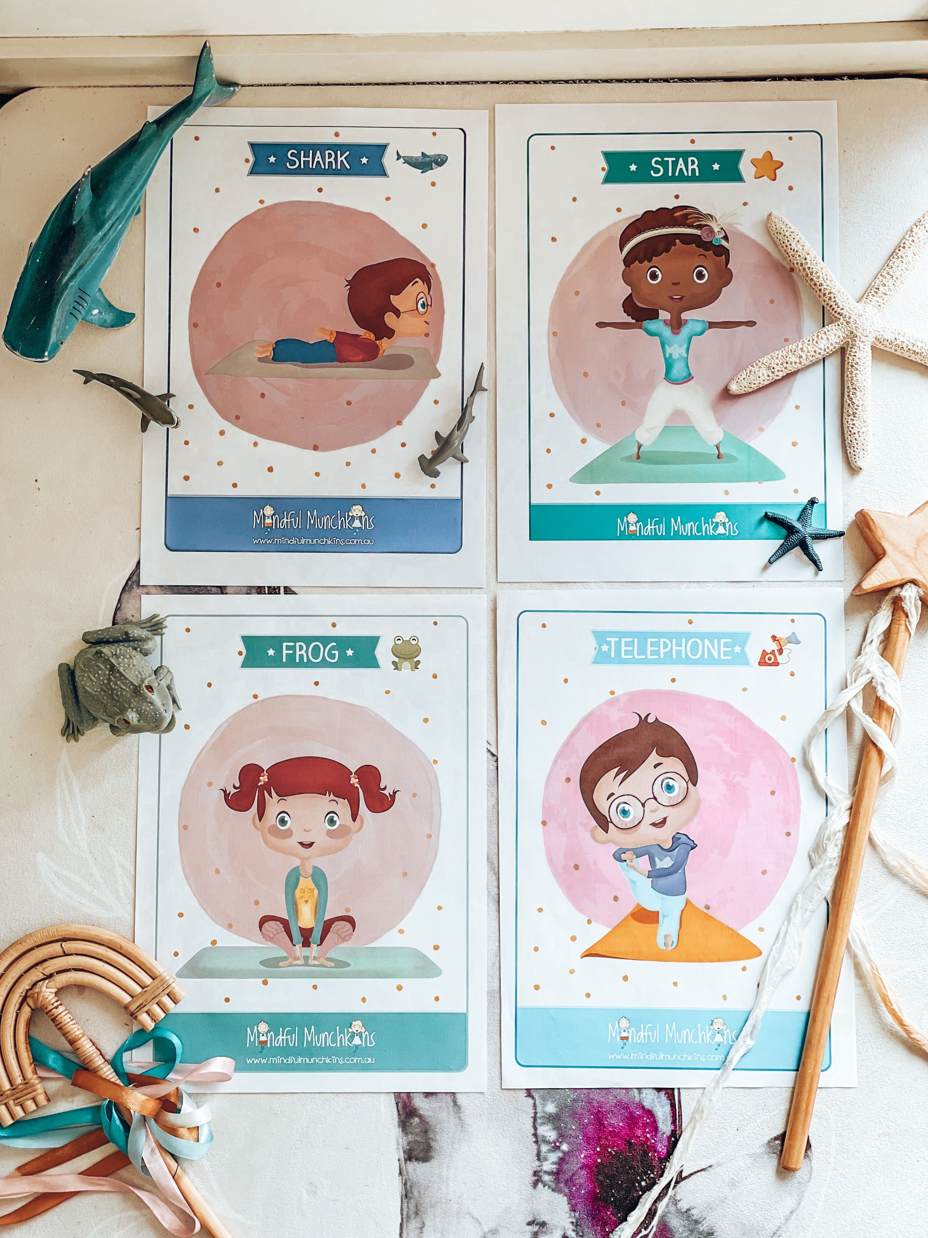 Printable Yoga Posters – Mindful Munchkins AU